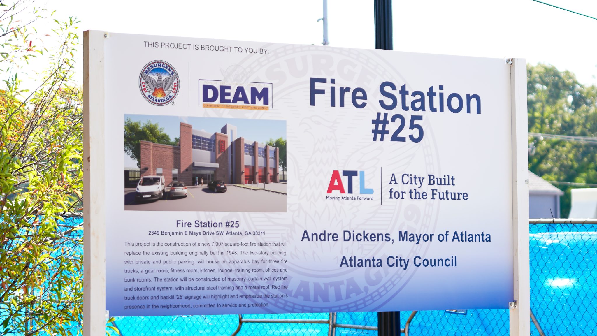 Fire Station 25 Breaks Ground in Southwest Atlanta - ATL Direct